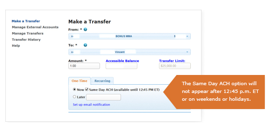 Same Day ACH